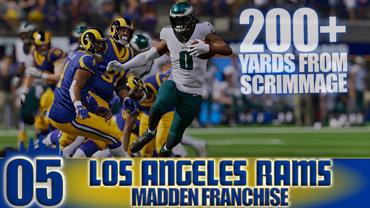 D'Andre Swift Goes OFF on this Young Defense!! | Madden 24 Los Angeles ...