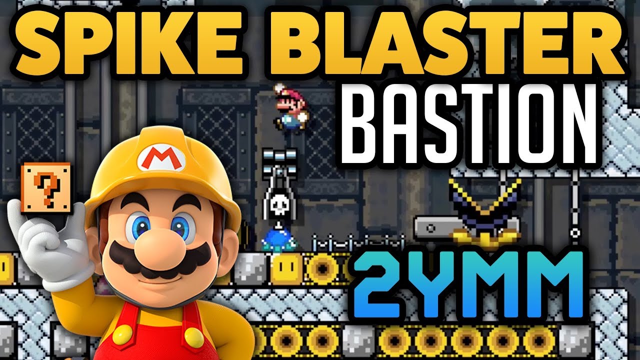 Super Mario Maker [2YMM] - Spike Blaster Bastion [#12] - YouTube