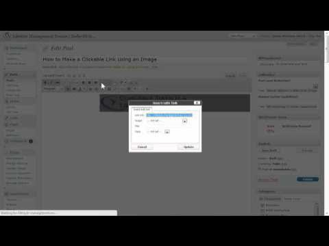 How to Make a Clickable Image Link Using WordPress - YouTube