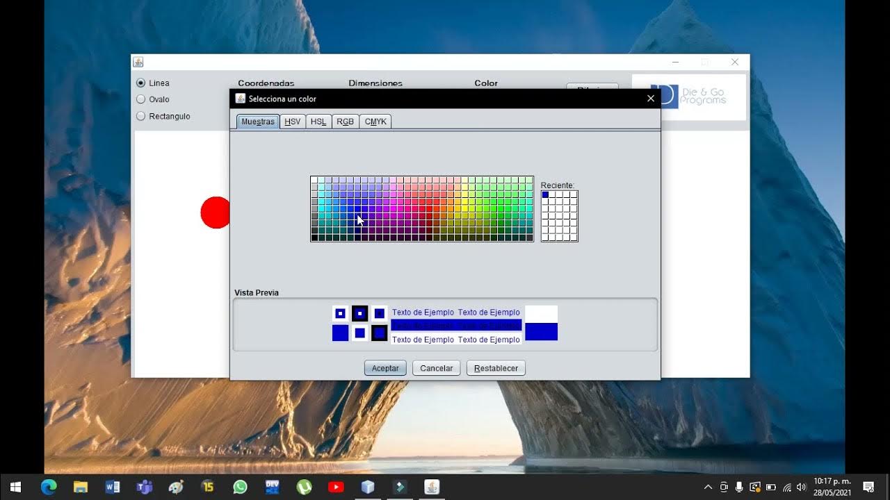 Mini Paint en Java - Topicos Avanzados de Programacion - YouTube
