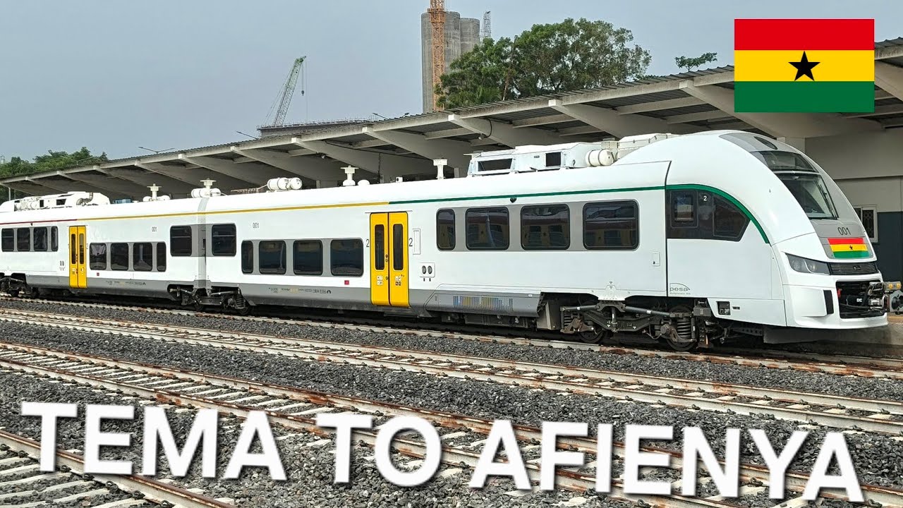 train from tema harbour train station to Afienya in Ghana 🇬🇭 - YouTube