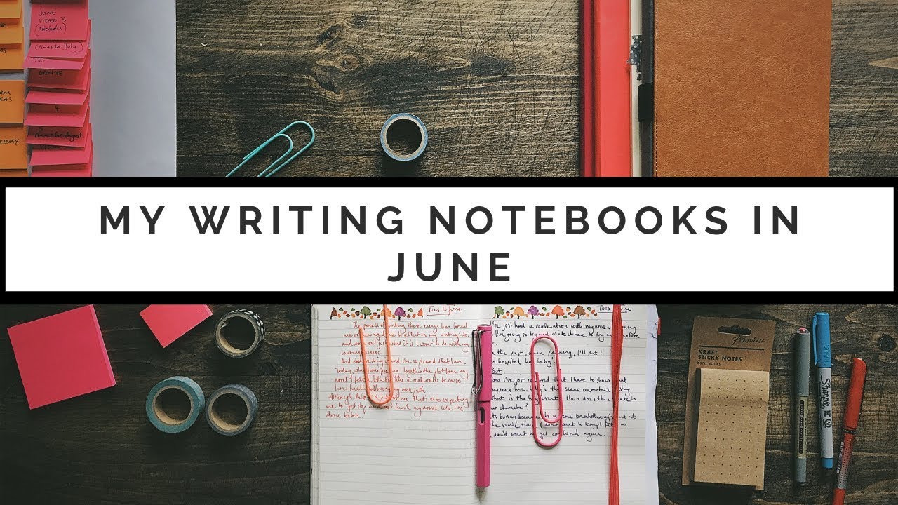 My Writing Notebook Flip Through June 2019 - YouTube