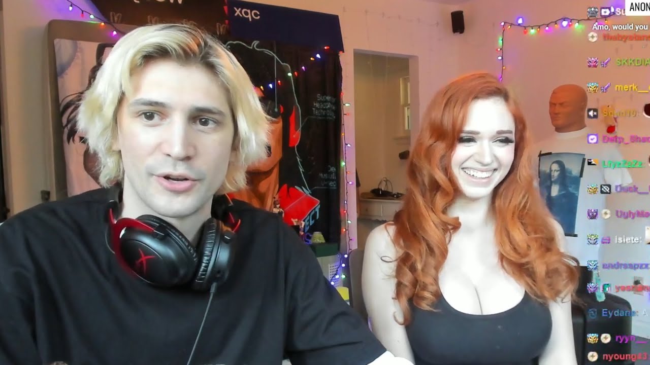 xQc Displays His W Rizz On Amouranth - YouTube