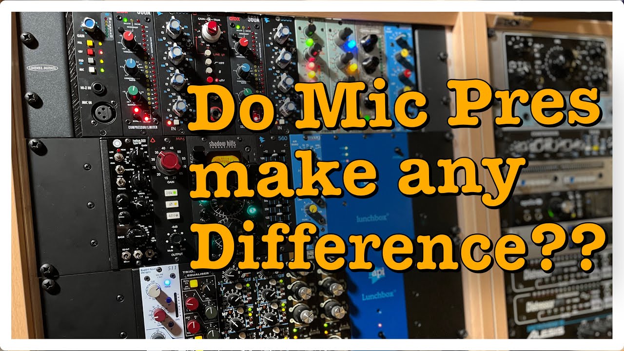 Do Mic Pres make a difference in Guitar Recording? - Doctor Guitar EP ...