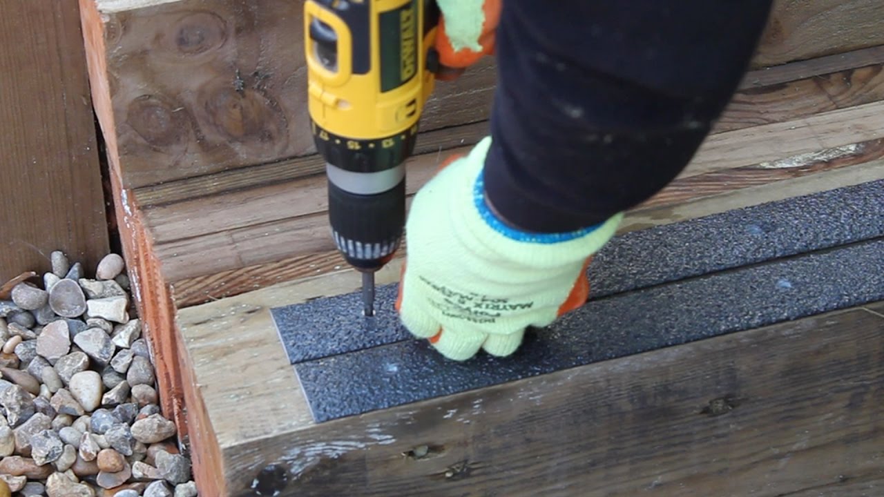How to install Anti-Slip Step Strips - Safe Tread - YouTube