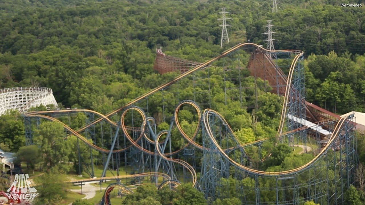 Vortex - Kings Island - Arrow Dynamics - Custom Looping Coaster - YouTube