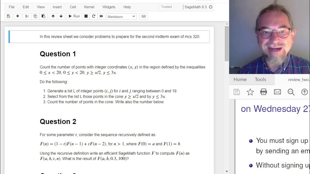 Review for the Second Midterm exam on Calculus, Plotting, and Solving ...