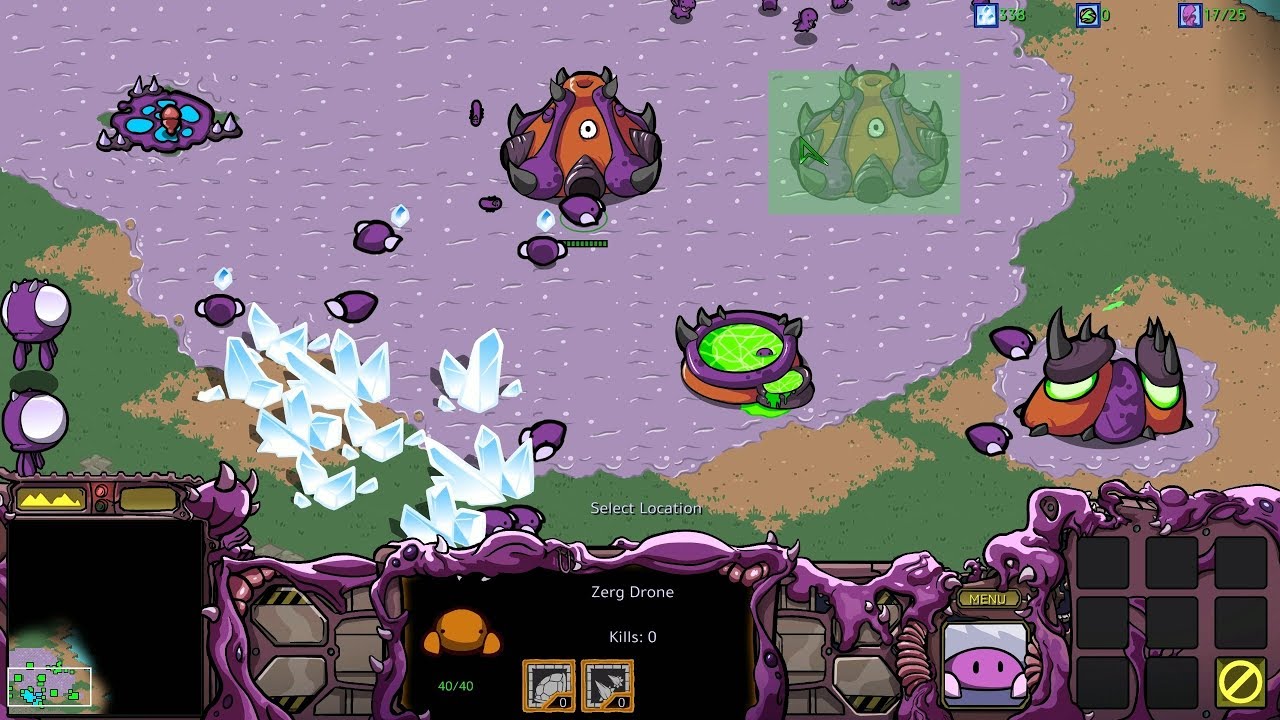 StarCraft: Cartooned (Carbot Remastered) Campaign Zerg Mission 1 ...