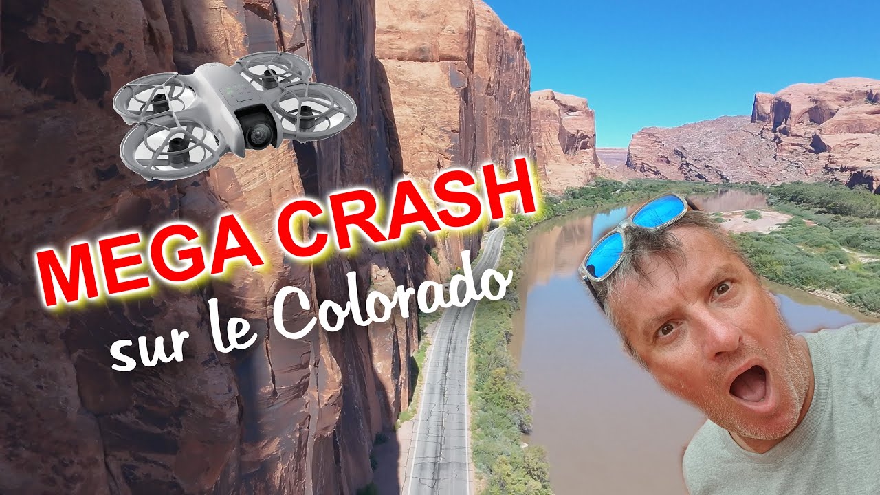 😱 DJI NEO 😨 MEGA CRASH 4K 🥶 au-dessus du Colorado 🤬 - YouTube