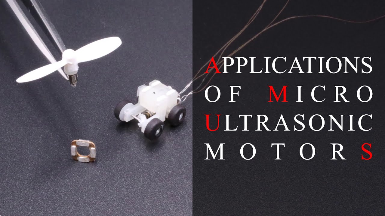Applications of micro ultrasonic motors/マイクロ超音波モータの応用例の紹介 - YouTube
