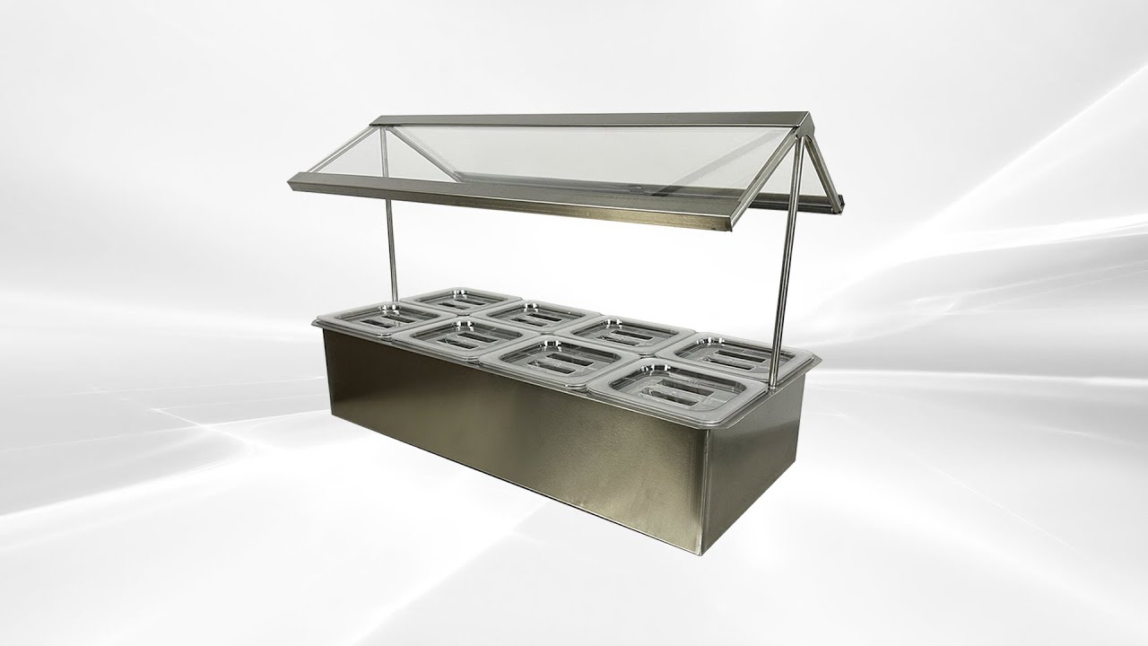 8 Tray Servings pot rack jam condiment box Milk tea shop stainless ...