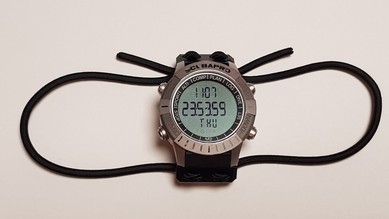 Bungee mount for Scubapro M2 - YouTube