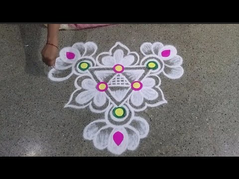 Simple Muggulu/latest rangoli/friday Muggulu/Simple Muggulu/daily use ...