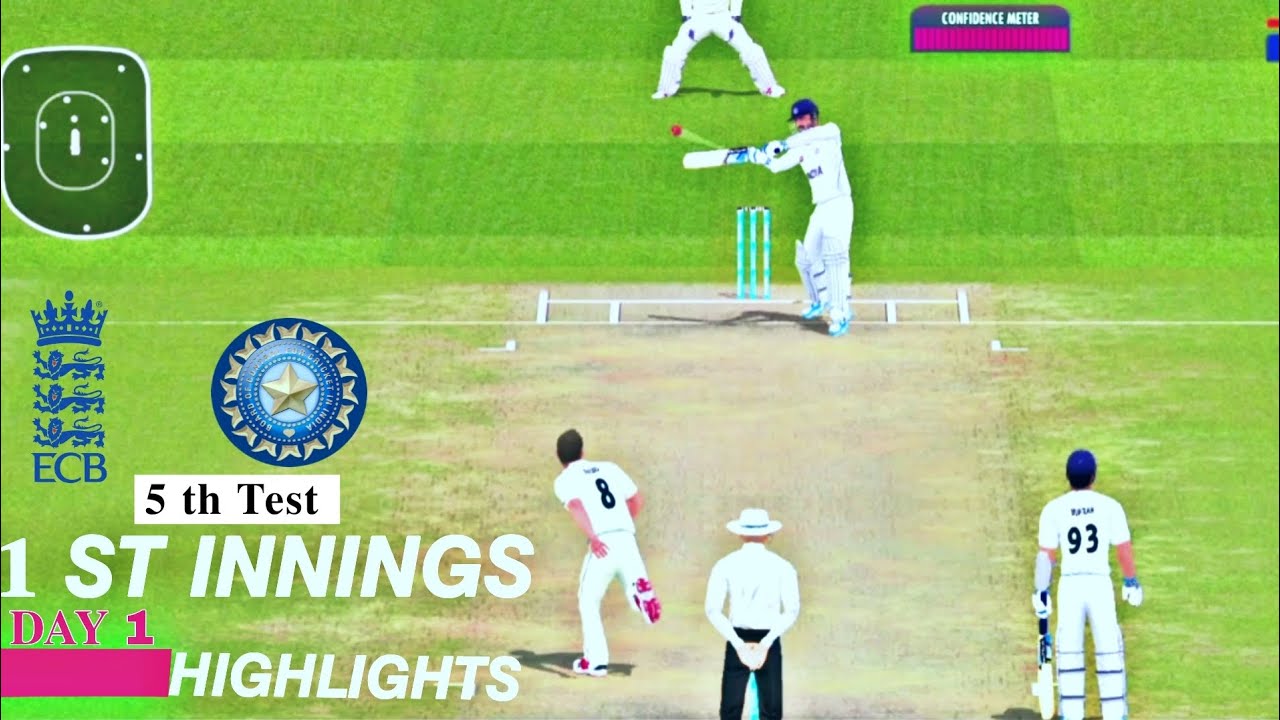 𝟏 𝐒𝐭 𝐢𝐧𝐧𝐢𝐧𝐠𝐬 𝐡𝐢𝐠𝐡𝐥𝐢𝐠𝐡𝐭𝐬 𝐝𝐚𝐲 𝟏 | 𝐈𝐧𝐝𝐢𝐚 𝐯𝐬 𝐄𝐧𝐠𝐥𝐚𝐧𝐝 𝟓 𝐭𝐡 𝐭𝐞𝐬𝐭 𝐦𝐚𝐭𝐜𝐡 | 𝐫𝐞𝐚𝐥 ...