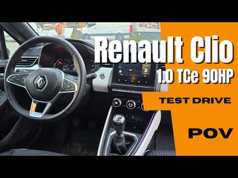 Renault Clio 2024 (1.0 TCe 90HP) | 4K POV Test Drive