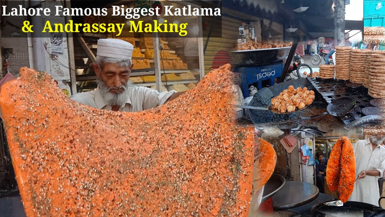 Lahore Street Food | Biggest Katlama Making | Katlama Recipe | Lahore ...
