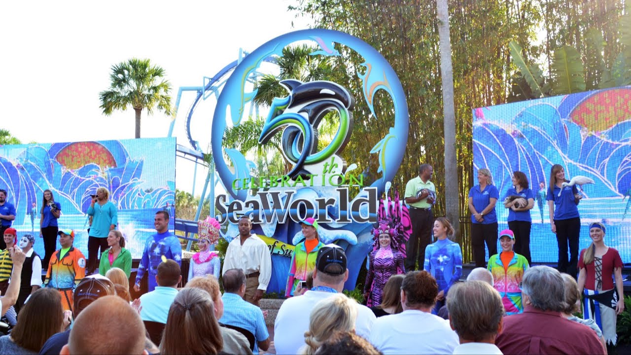 SeaWorld's 50th Anniversary Celebration - "Sea of Surprises" Orlando ...