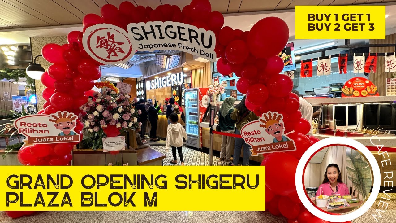 SHIGERU SUSHI BAR MURAH BUY 1 GET 1 BUY 2 GET 3 . Cabang plaza blok M ...