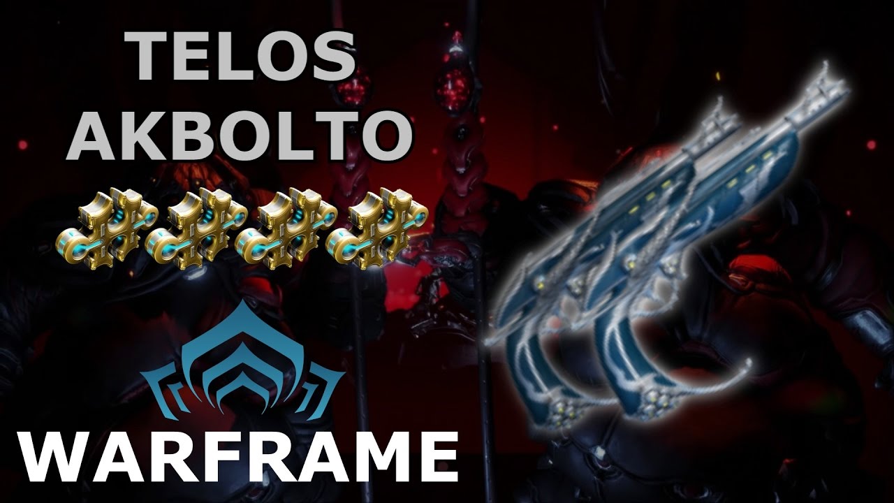 Warframe - Quick Look At Telos Akbolto (4 Forma Build) - YouTube