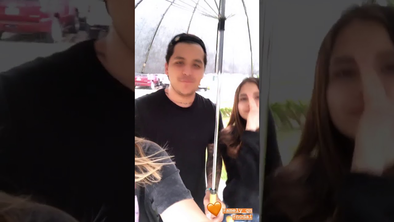 Christian nodal y su novia maria fernanda guzman y su hermana amely ...