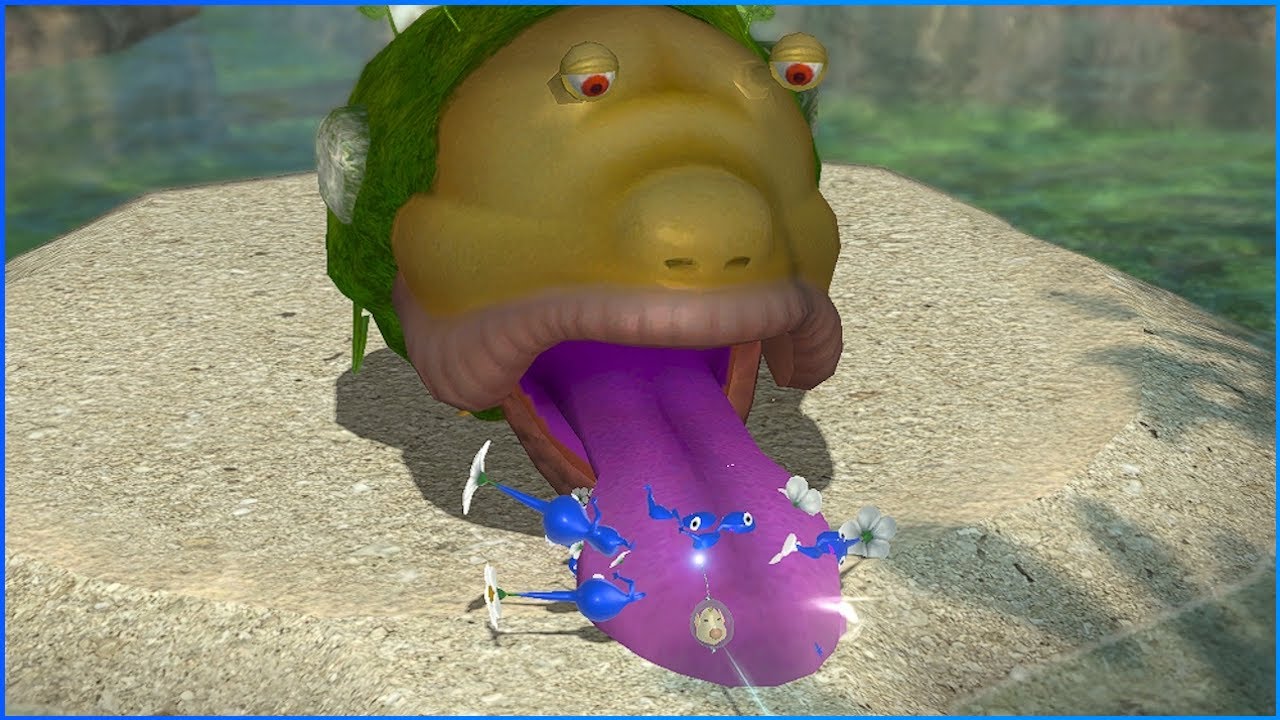 Emperor Bulblax SFX Restored Fight Showcase - Pikmin 3 Deluxe - YouTube