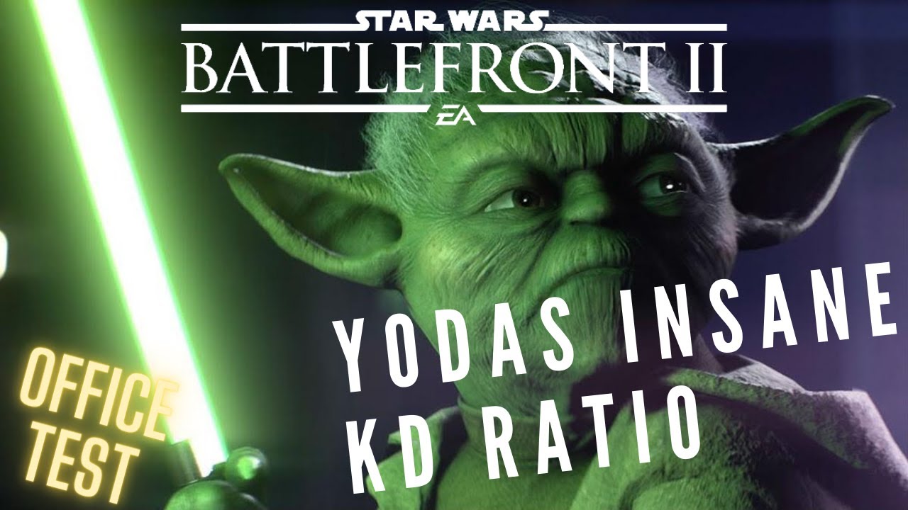 Star wars Battlefront 2 Yodas Insane Kd Ratio - YouTube