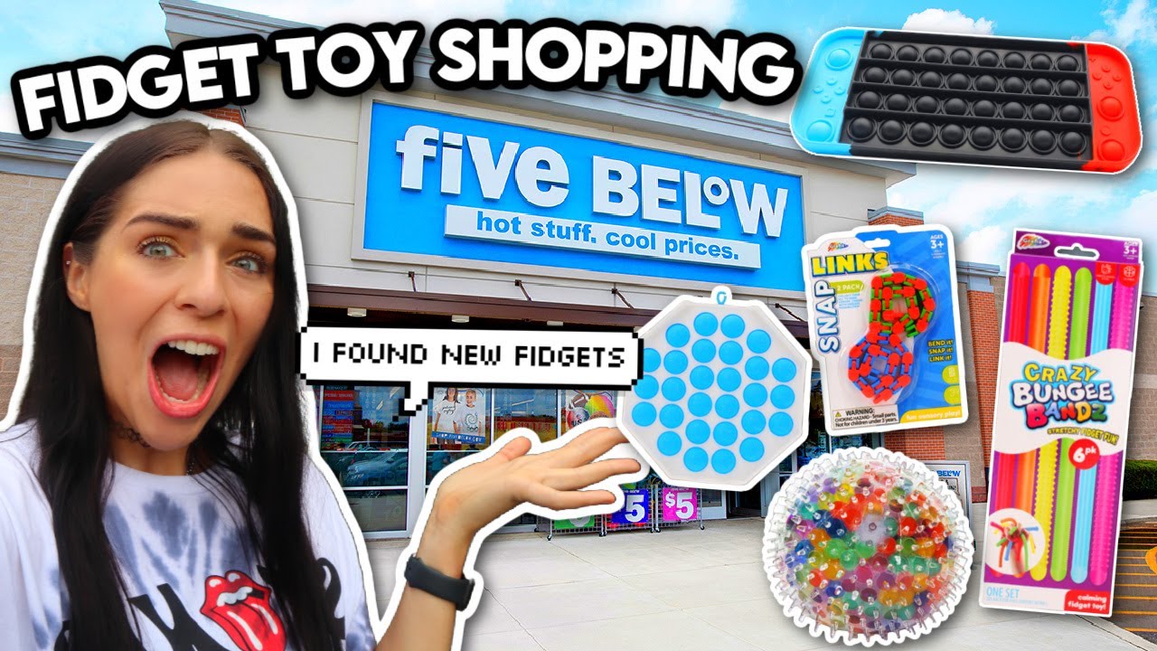Five Below Fidget Toy Shopping! 🤑💰*I FOUND NEW POP ITS* - YouTube