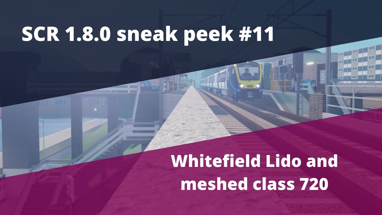 SCR sneak peek | Meshed class 720 and upgraded Whitefield Lido - YouTube