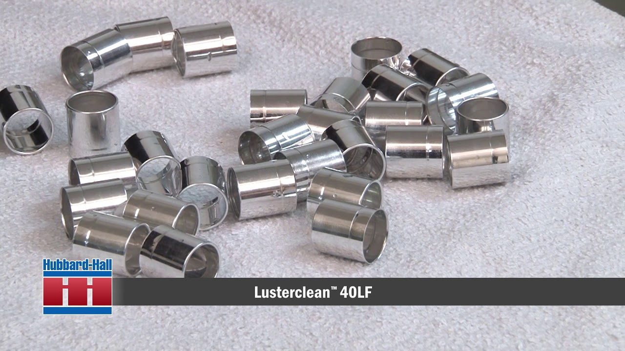 Cleaning Steel with Lusterclean 40 LF - YouTube