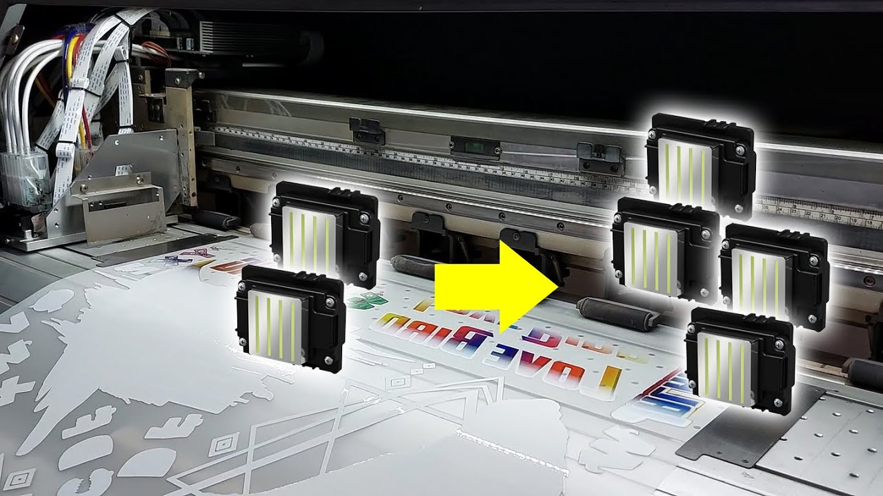 Upgrade Binterjet PDF DTF Printer 2 Heads ke 4 Heads Epson i3200 ...