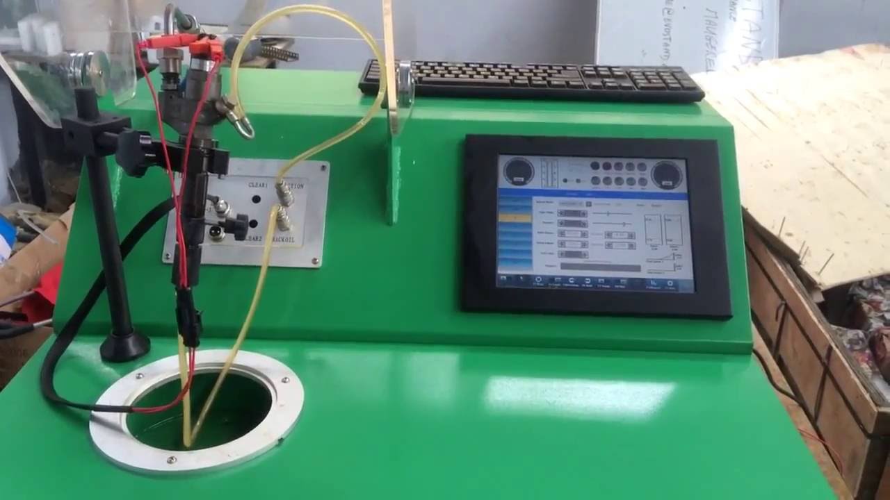 CRS200 COMMON INJECTOR TEST BENCH - YouTube