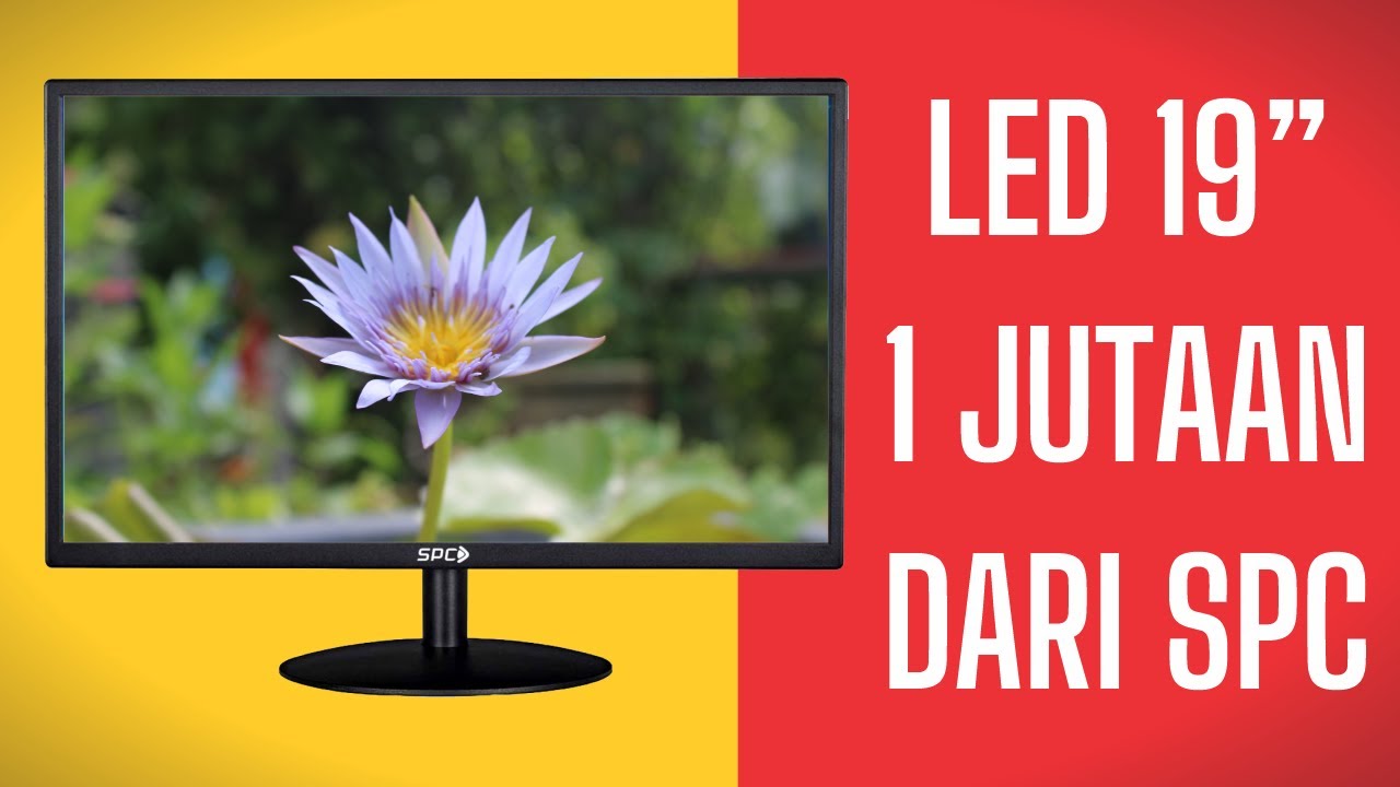 Unboxing LED Monitor SPC SM-19 - YouTube