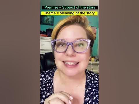 #writers an easy way to know the difference between premise and theme ...