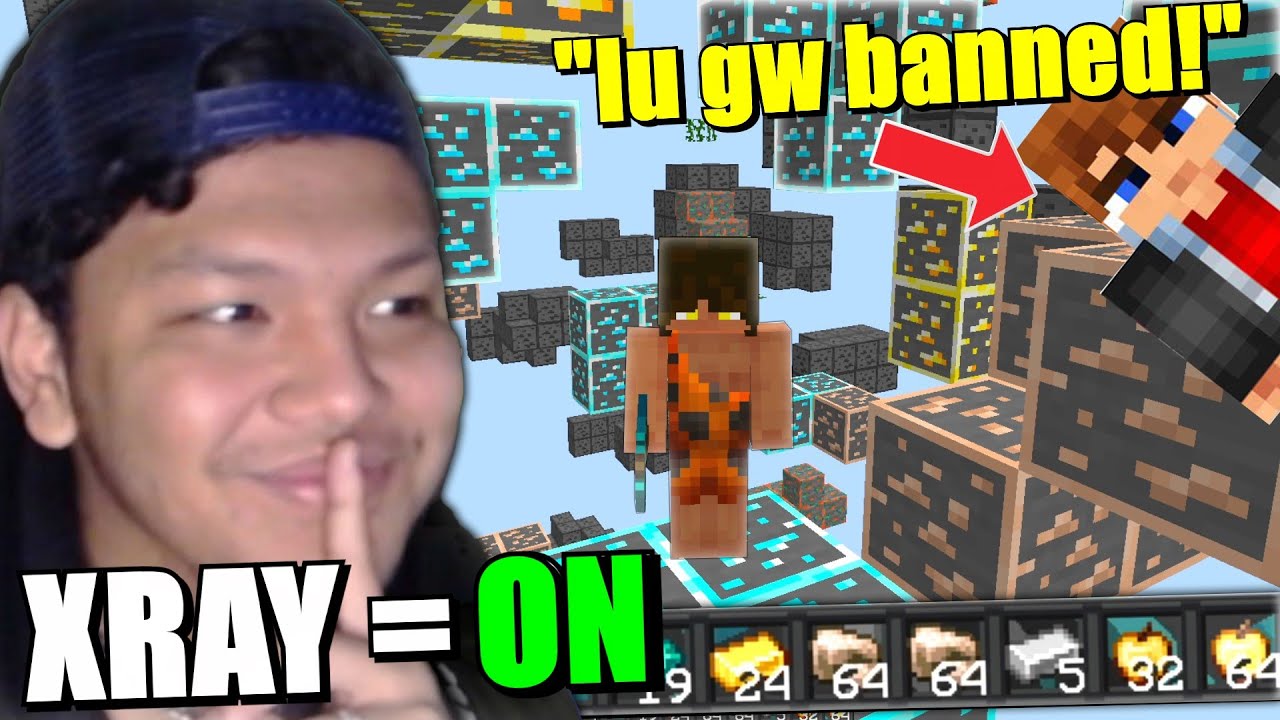 Gw Prank ADMIN PAKE XRAY DI BRUT4L H4RDC0RE MINECRAFT SAMBIL LIVESTREAM ...