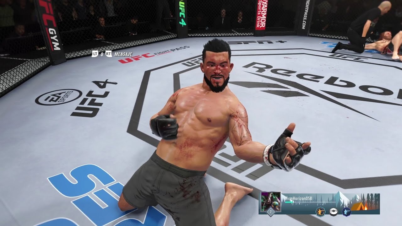how not play UFC (me was the ginger guy) - YouTube