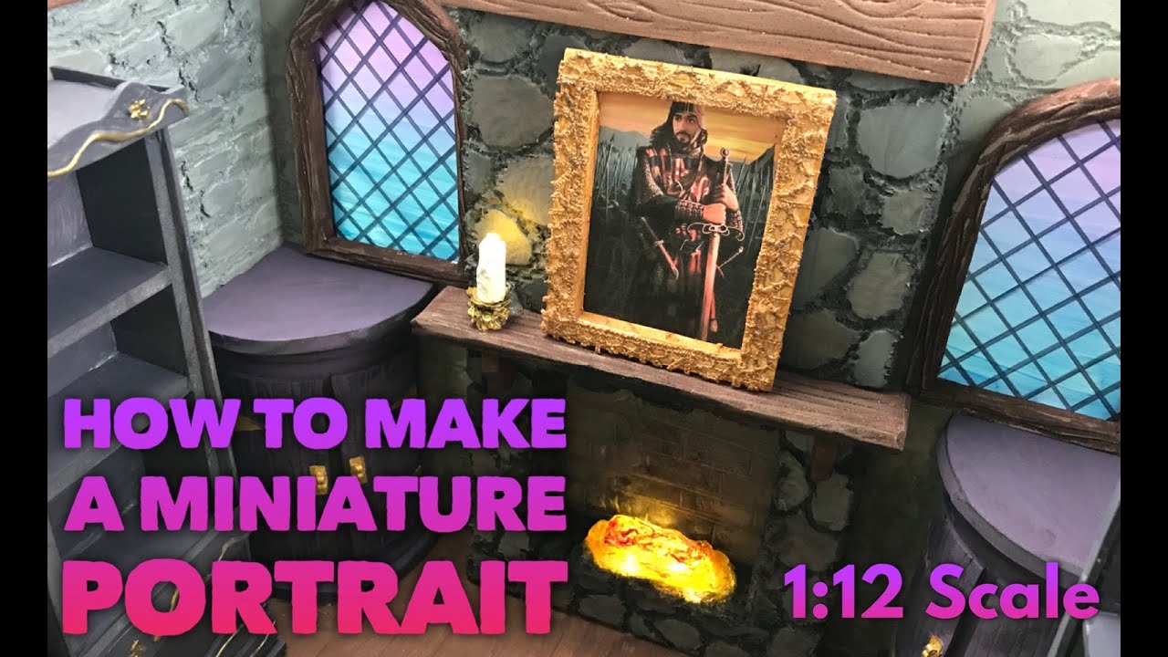 How to make a Miniature Portrait - Part 2 of the medieval series - YouTube