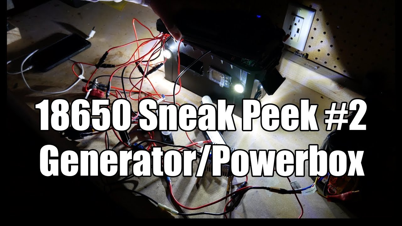 Sneak Peek #2 Smaller and More Powerful DIY 18650 Generator/Powerbox ...