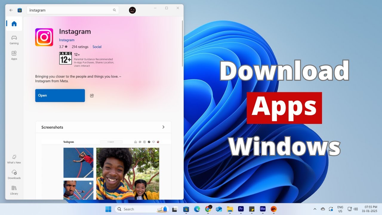 How To Download Apps In Laptop & PC Windows - YouTube