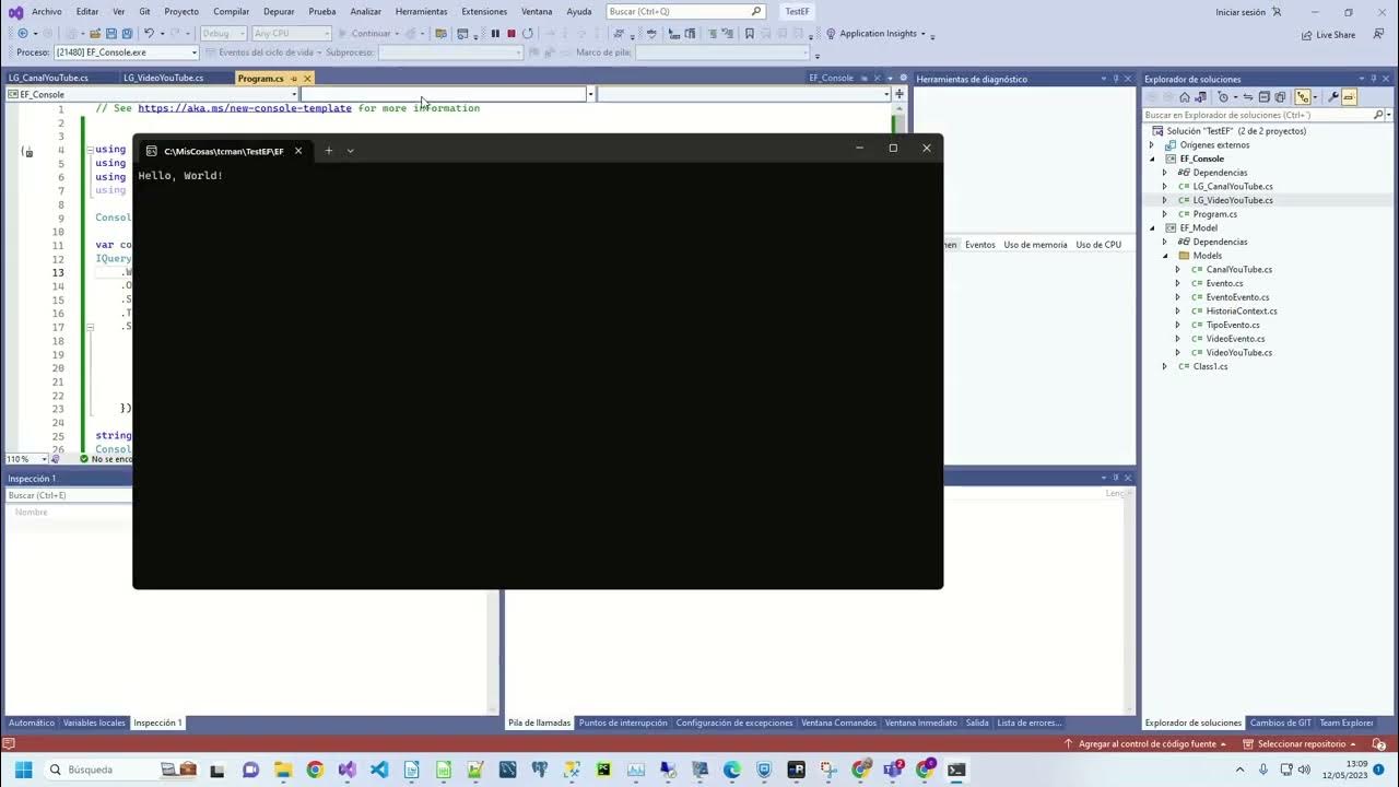 Entity Framework - 05 Left join para obtener el objeto padre - YouTube