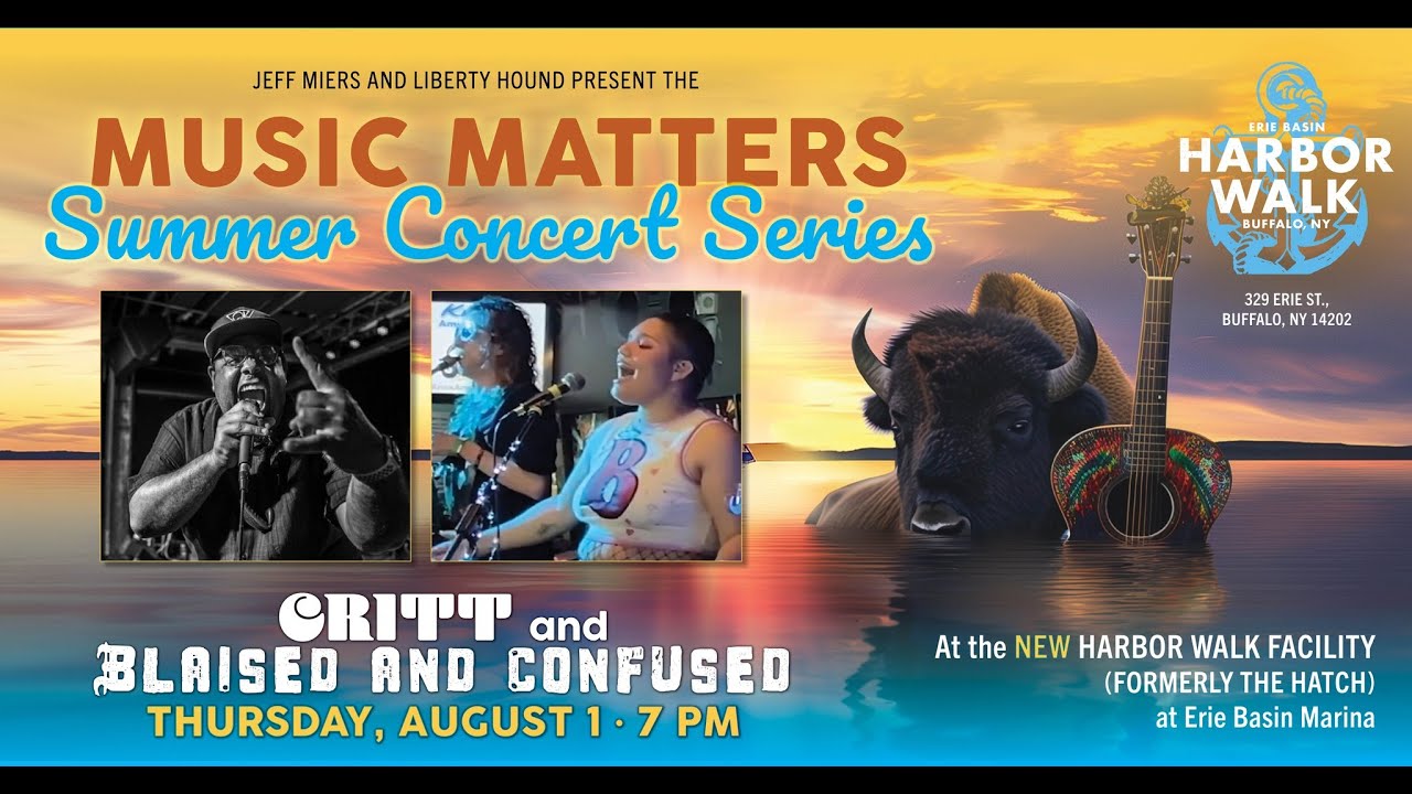 MUSIC MATTERS Summer Concert Series 8-1-2024 Headliner Band "Critt ...