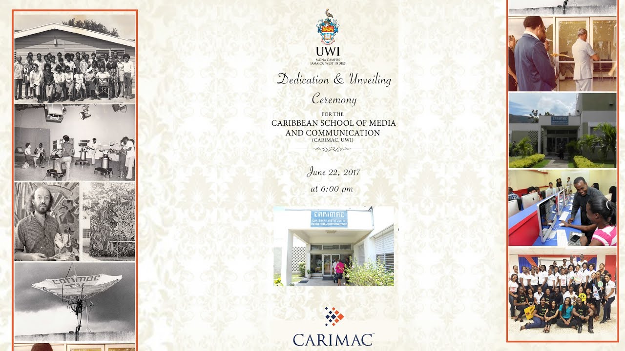 Dedication & Unveiling CARIMAC UWI - YouTube