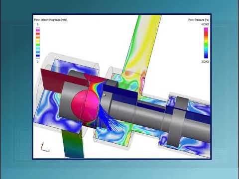 SpoolValve CFD Simulation Demo using PumpLinx - YouTube