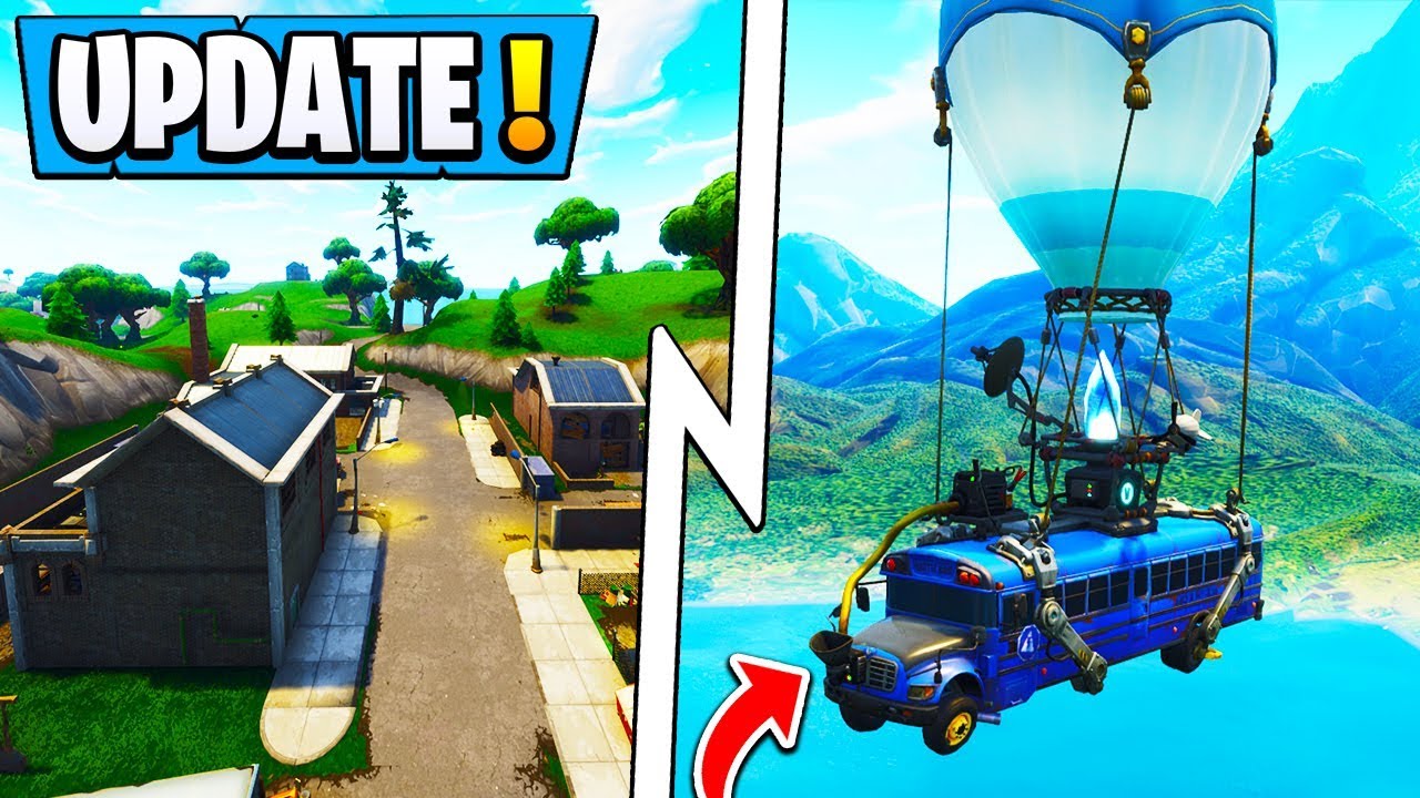 *BIG* Fortnite Today's Update! | New Map POI, Playground V3, Vehicle ...