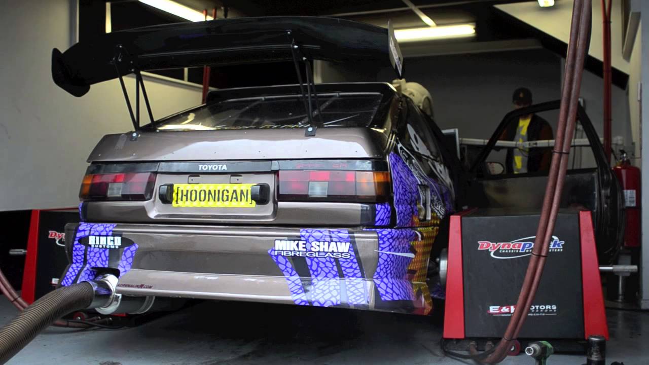 20BPP Toyota AE86 Dyno Run - YouTube