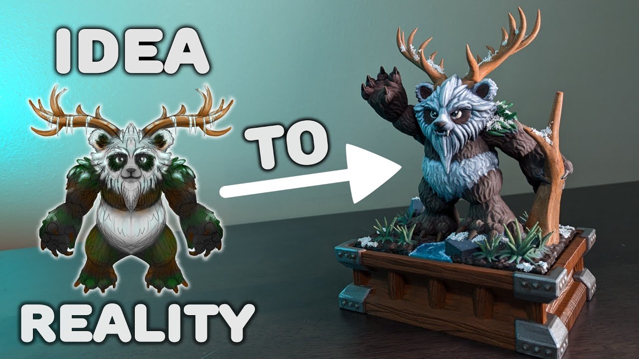How to - The process of taking a sketch to 3D printed art toy. - YouTube
