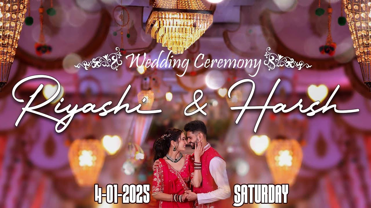 Riyashi & Harsh - Wedding Ceremony - 4/1/2025 - YouTube