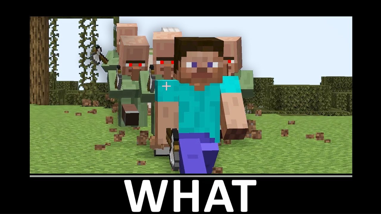 Minecraft wait what meme part 17 - YouTube