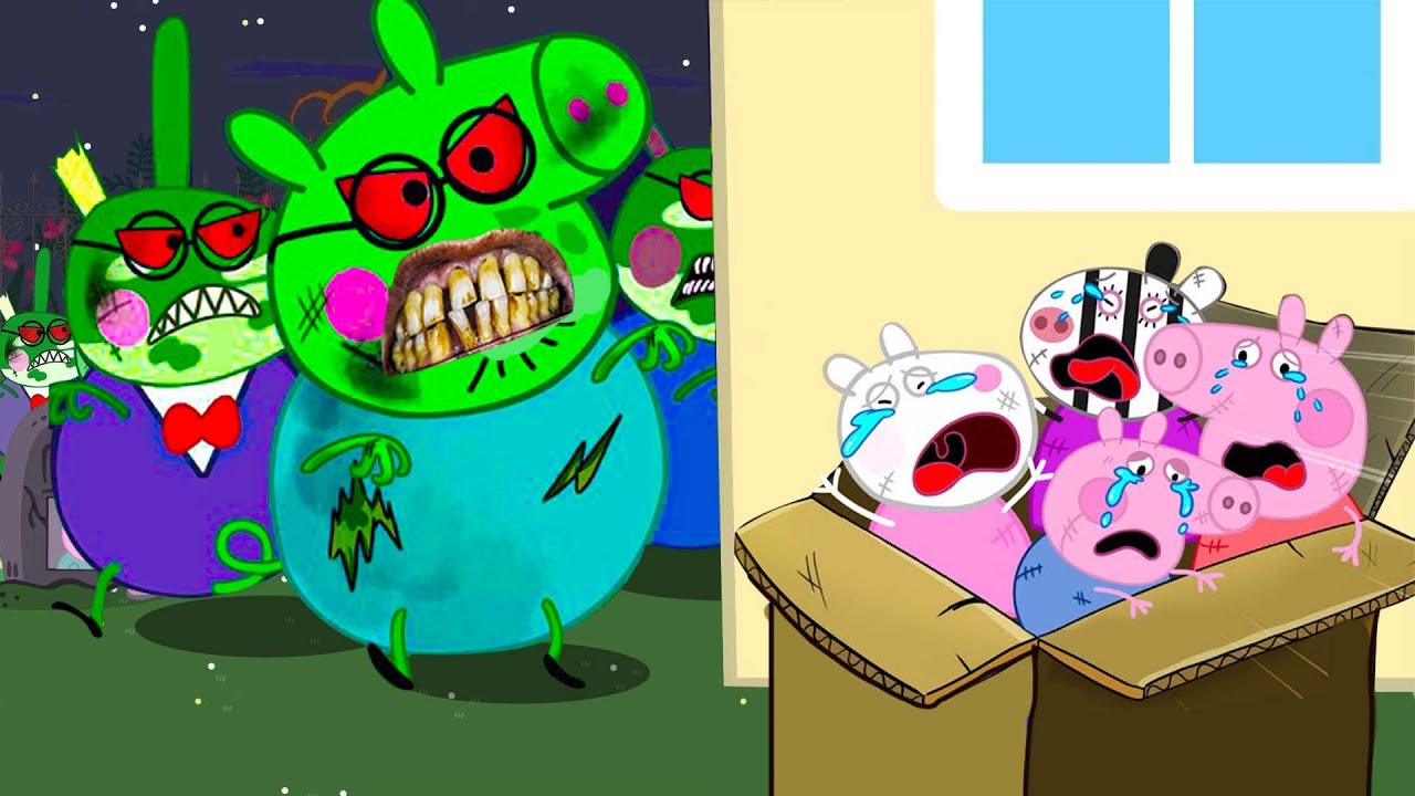 Peppa Zombie Apocalypse, Zombies Appear At The Laboratory | Peppa Pig ...