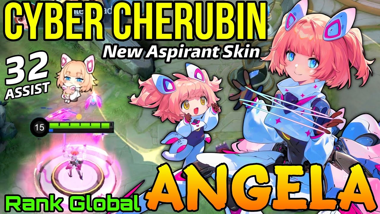 Cyber Cherubin Angela New The Aspirants Skin Gameplay - Top Global ...