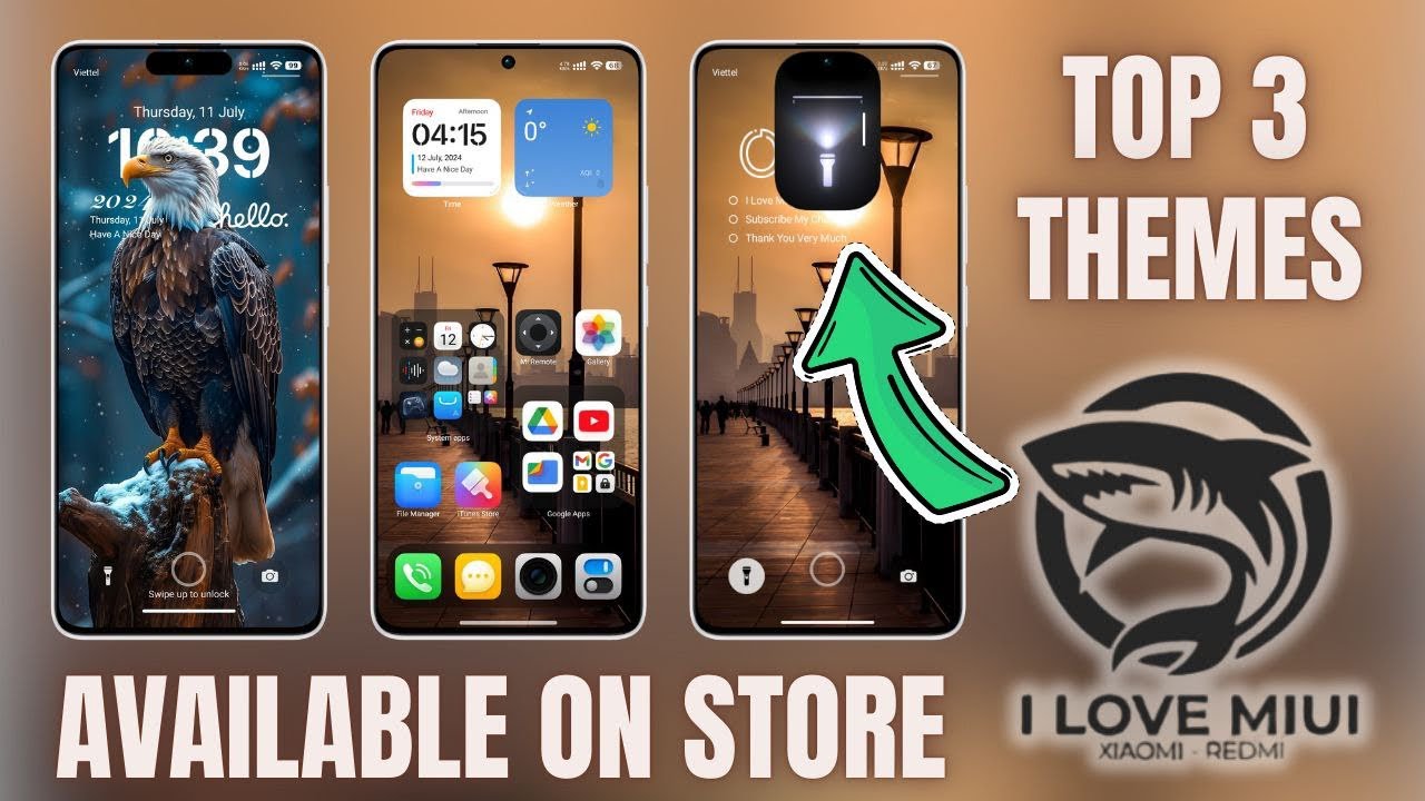 iOS 18 Theme Global Version For Xiaomi HyperOS | Top 3 Global Themes ...